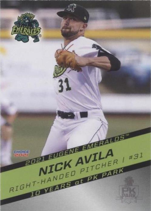 2021 Choice Eugene Emeralds - Nick Avila #32 (RC) for sale online | eBay