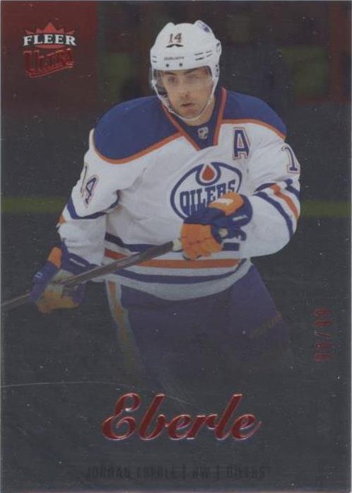 2013-14 Fleer Showcase - Ultra Jordan Eberle #24 Red Medallion /99 for ...