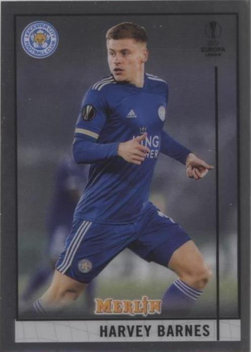 2020-21 Topps Merlin Collection Chrome UCL - Harvey Barnes #84 for sale ...