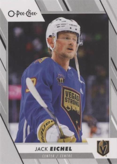 2023-24 O-Pee-Chee - Jack Eichel #109 Pre-Game Warm-Up Jersey Photo ...
