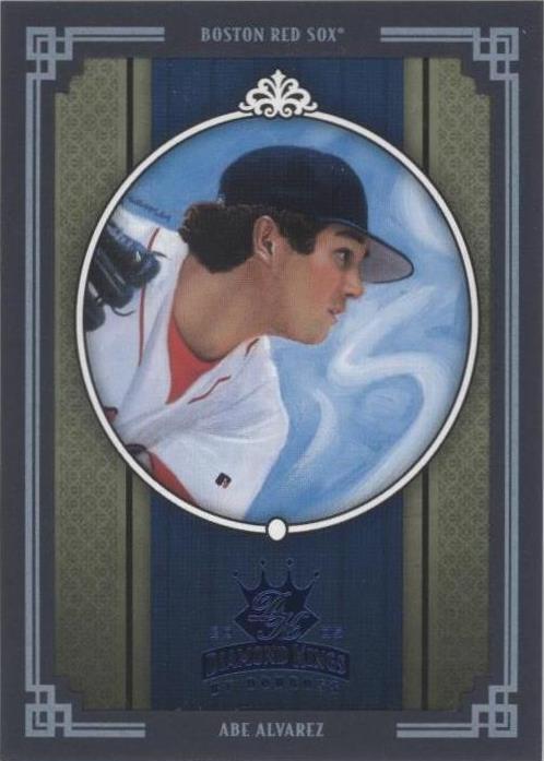 2005 Donruss Diamond Kings - Abe Alvarez #45 Blue Framed /100 for sale ...