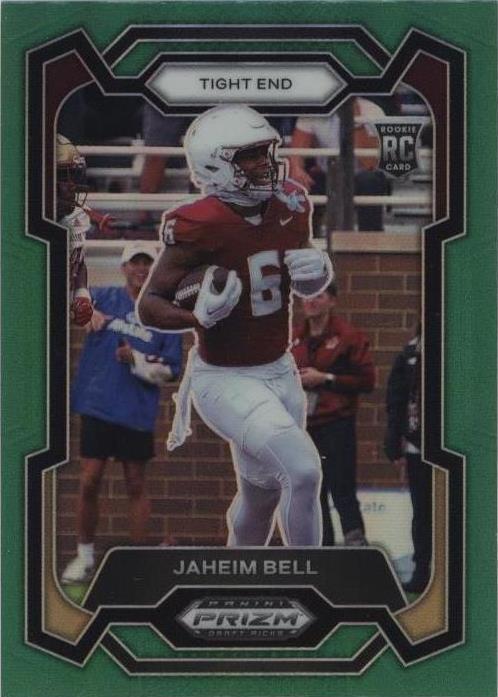 2024 Panini Prizm Draft Picks - Jaheim Bell #160 Green Prizm (RC) for ...