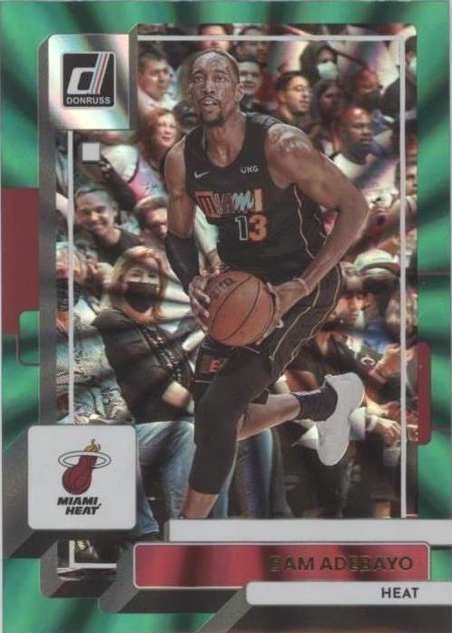 2022-23 Panini Donruss - Bam Adebayo #72 Holo Green Laser for sale online | eBay