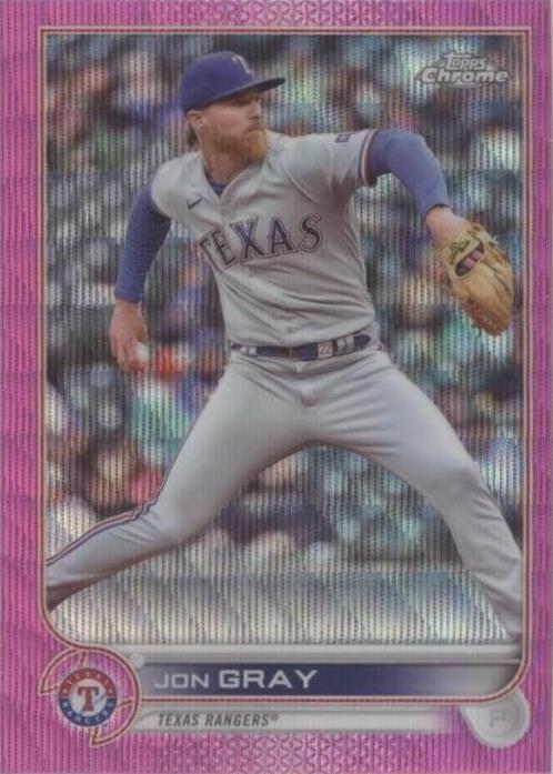 2022 Topps Chrome Update Series - Pink Wave Refractor #USC61 Jon Gray ...
