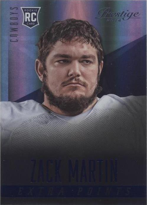 2014 Panini Prestige - Rookie Zack Martin #300 Extra Points Blue (RC ...