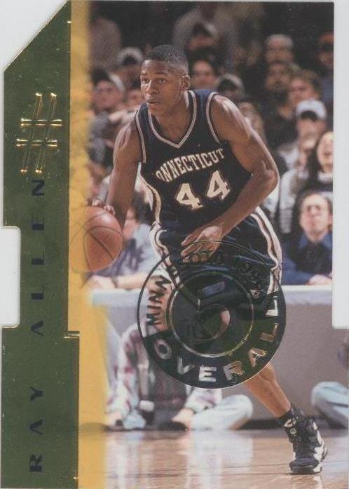 1996 Score Board Basketball Rookies - Die Cuts Ray Allen #5 (RC) for ...