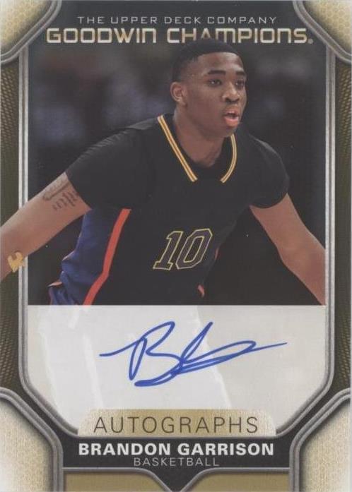 2024 Upper Deck Goodwin Champions - Autographs Brandon Garrison #A-BG ...