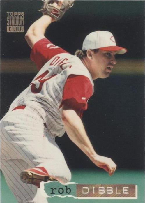 1994 Topps Stadium Club - Rob Dibble #202 Golden Rainbow for sale ...