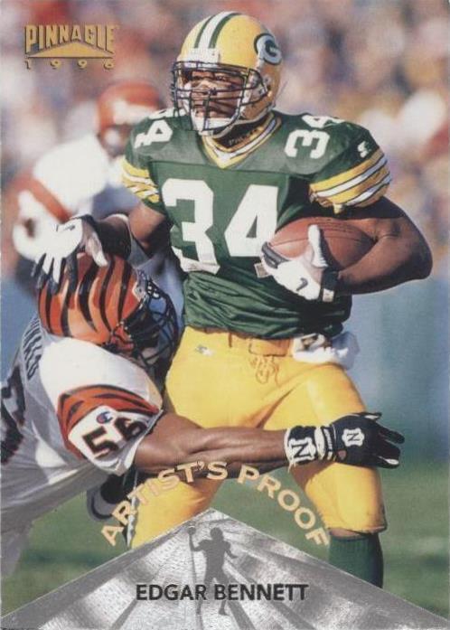 1996 Pinnacle - Edgar Bennett #54 Artist's Proof for sale online | eBay