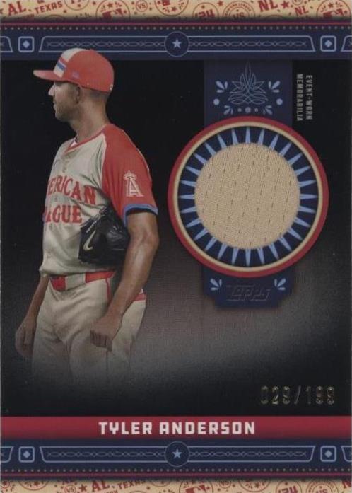 2024 Topps Update Series - All-Star Stitches Tyler Anderson #ASR-TA ...