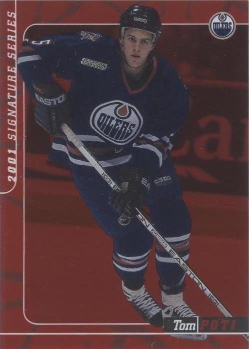 2000-01 In the Game Be A Player Signature Series - Tom Poti #26 Ruby ...
