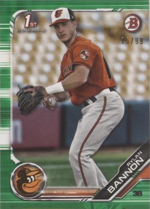2019 Bowman - Prospects Rylan Bannon #BP-23 Green /99 (RC) for sale ...