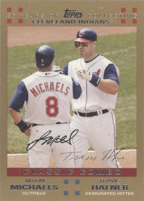 2007 Topps - Classic Combo Travis Hafner, Jason Michaels #651 Gold ...