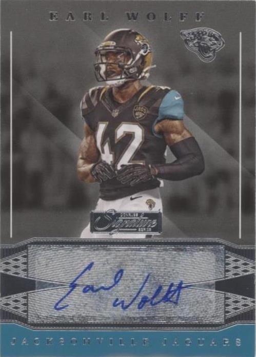 2016 Panini Donruss Signature Series - Earl Wolff #37 (AU) for sale ...