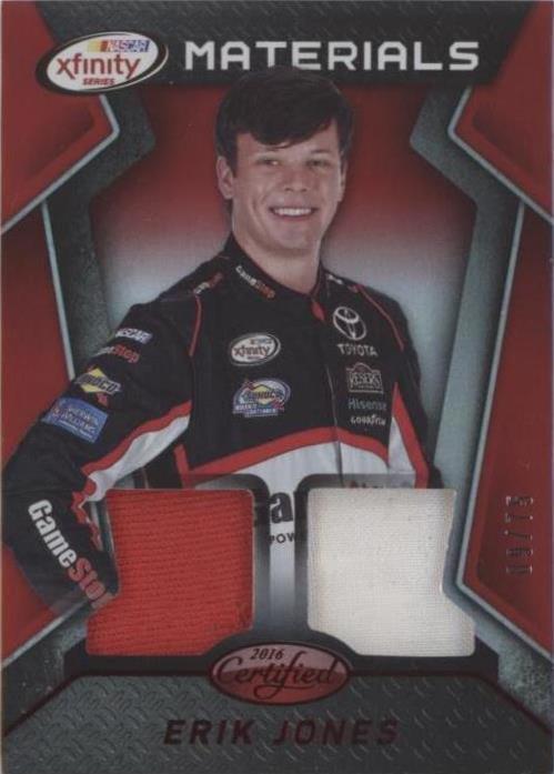 2016 Panini Certified - Xfinity Materials Erik Jones #XM-EJ Mirror Red ...