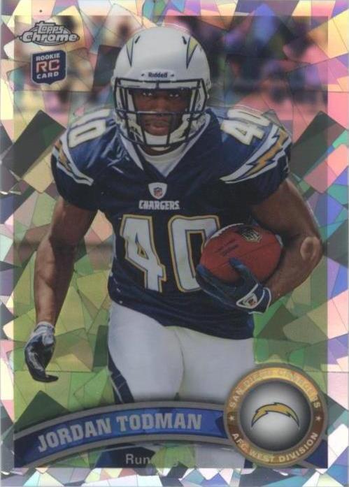 2011 Topps Chrome - Jordan Todman #135 Crystal Atomic Refractor /139 ...