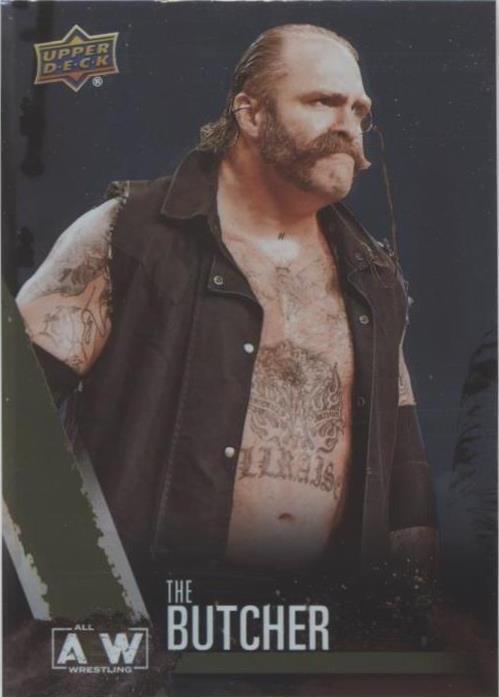 2021 Upper Deck AEW All Elite Wrestling - The Butcher #38 Rainbow Foil (RC) for sale online | eBay