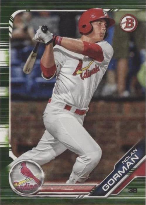 2019 Bowman - Prospects Nolan Gorman #BP-60 Camo (RC) for sale online | eBay