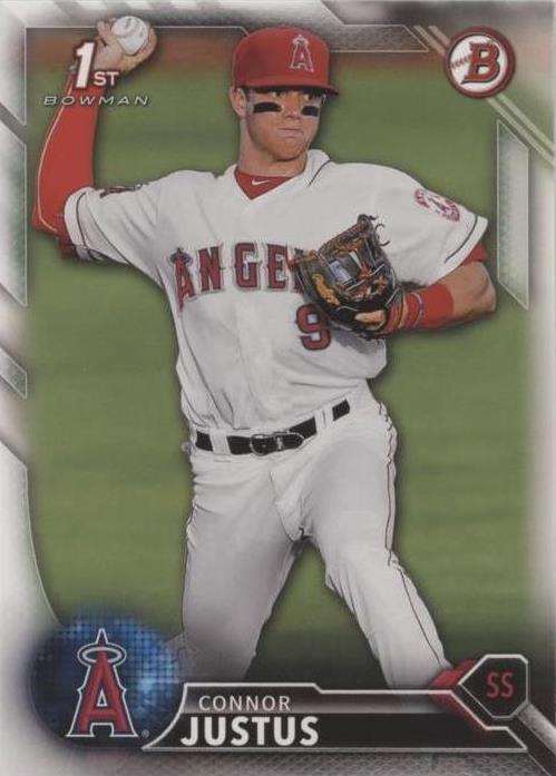 2016 Bowman Draft - Draft Picks Connor Justus #BD-61 (RC) for sale ...