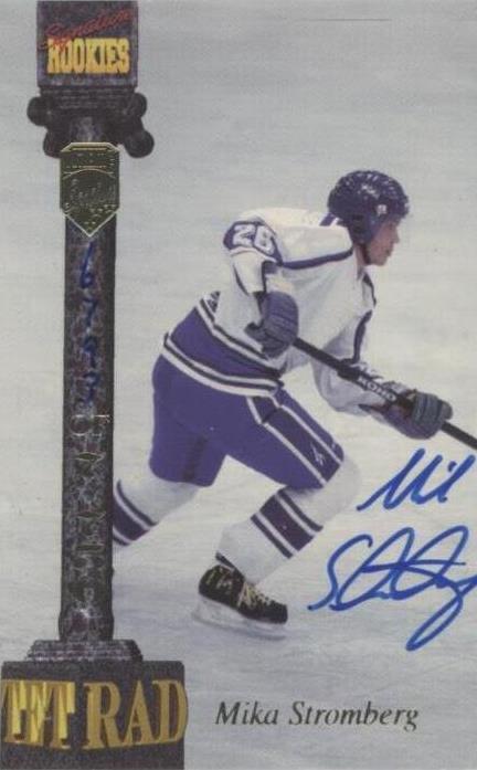 1994 Signature Rookies Tetrad - Signatures Mika Stromberg #115 /7750 ...
