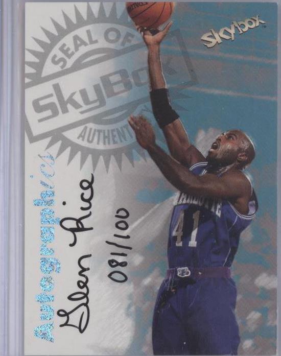 1997-98 Skybox Premium - Autographics Century Marks Glen Rice /100 (AU) for sale online | eBay