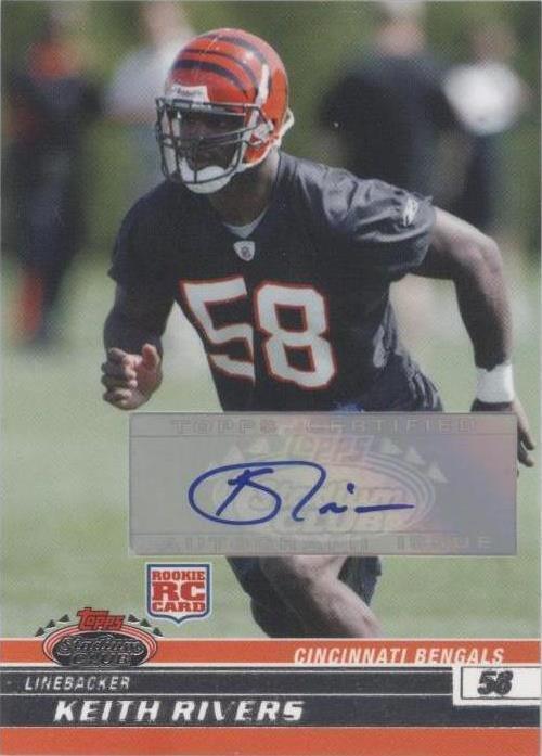 2008 Topps Stadium Club - Keith Rivers #143 Rookie Autographs (AU, RC ...