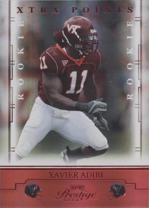 2008 Prestige - Xavier Adibi #200 Xtra Points Red /100 (RC) for sale ...