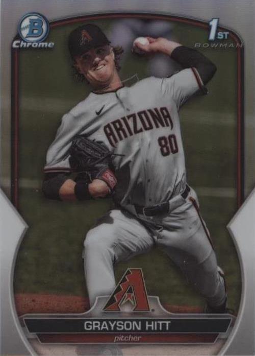 2023 Bowman Draft - Chrome Grayson Hitt #BDC-57 Refractor (RC) for sale ...