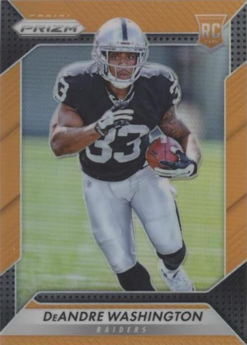 2016 Panini Prizm - Rookie Orange Prizm #276 DeAndre Washington /299 ...