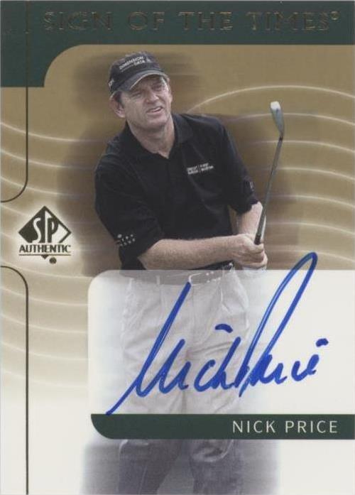 2003 SP Authentic - Sign of the Times #NP Nick Price (AU) for sale ...