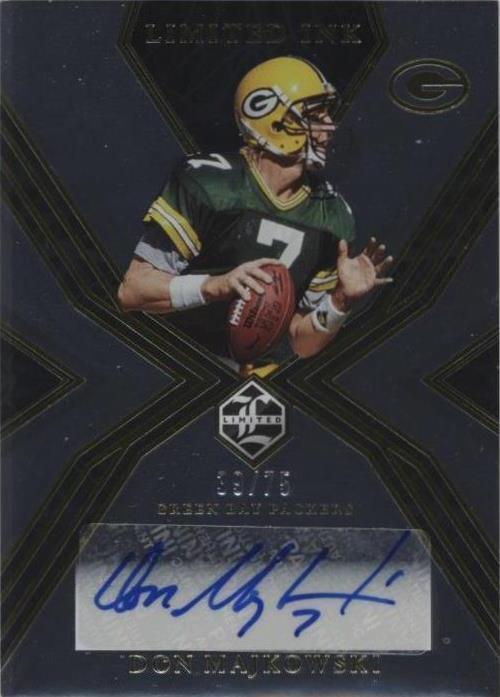2022 Panini Limited - Limited Ink Don Majkowski #LI-DMA /75 (AU) for ...