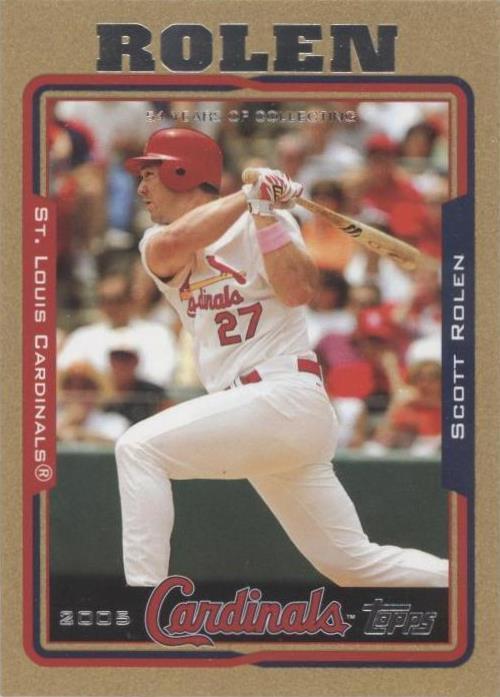 2005 Topps - Gold #620 Scott Rolen /2005 for sale online | eBay