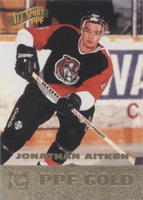 1996 Score Board All Sport PPF - Johnathan Aitken #75 Gold (RC) for ...