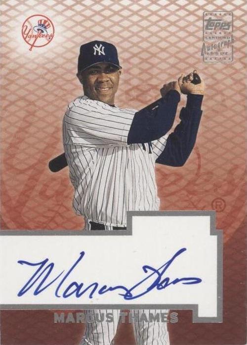 2003 Topps - Autographs Marcus Thames #TA-MTH (AU) for sale online | eBay