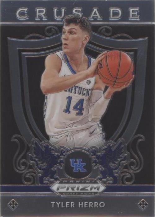 2019-20 Panini Prizm Draft Picks - Crusade #75 Tyler Herro (RC) for ...