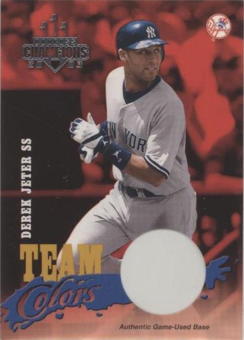 2003 Donruss Champions - Team Colors Derek Jeter #TC-26 Materials /200 ...