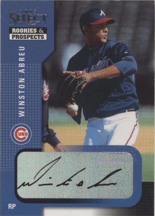 2002 Select Rookies & Prospects - Autographs Winston Abreu #100 Black ...