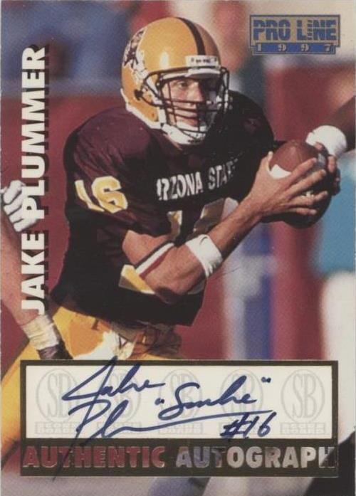 1997 Pro Line - Autographs Jake Plummer (AU, RC) for sale online | eBay