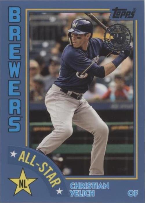 2019 Topps - 1984 Topps Baseball All-Stars Christian Yelich #84AS-CY ...