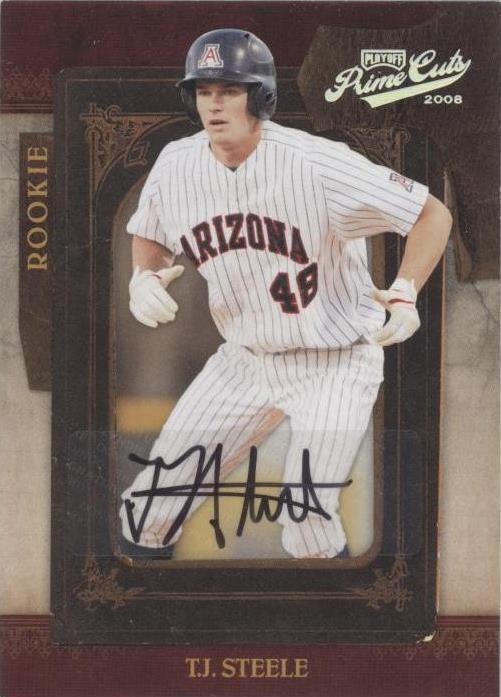 2008 Playoff Prime Cuts - T.J. Steele #145 /249 (AU, RC) for sale ...