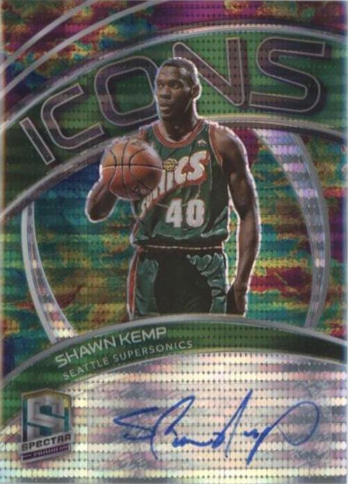 2020-21 Panini Spectra - Icons Autographs Celestial Prizm #ICO-SKE ...