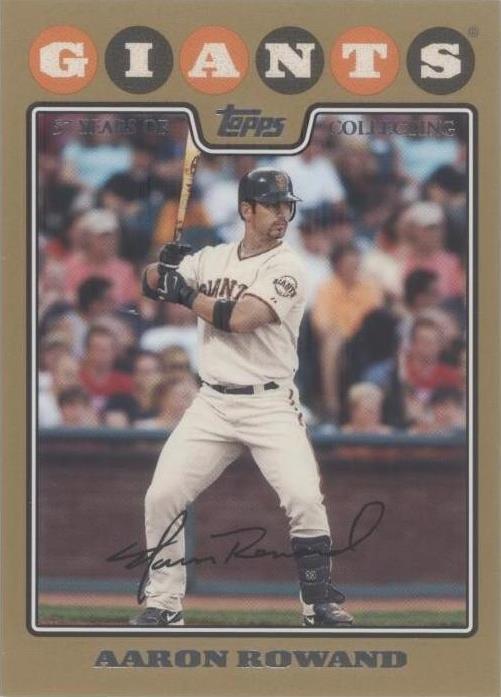 2008 Topps - Gold Border #655 Aaron Rowand /2008 for sale online | eBay