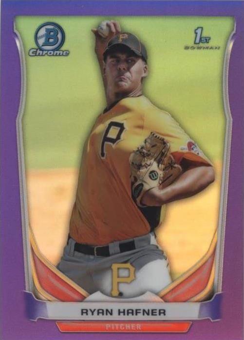 2014 Bowman Chrome - Prospects Ryan Hafner #BCP63 Purple Refractor /150 ...