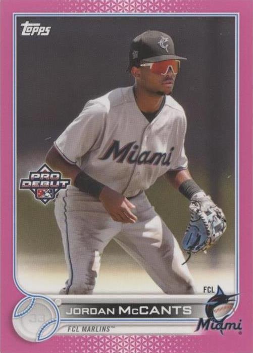 2022 Topps Pro Debut - Jordan McCants #PD-116 Fuchsia /199 (RC) for ...