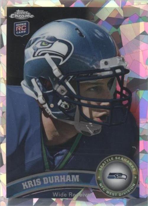 2011 Topps Chrome - Kris Durham #89 Crystal Atomic Refractor /139 (RC ...
