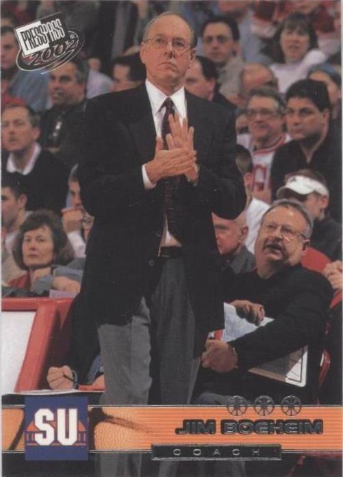 2002 Press Pass - Jim Boeheim #34 (RC) for sale online | eBay