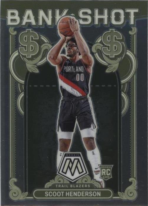 2023-24 Panini Mosaic - Bank Shot #18 Scoot Henderson (RC) for sale ...