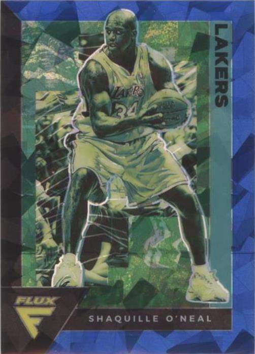 2020-21 Panini Flux - Shaquille O'Neal #186 Blue Cracked Ice Prizm for ...