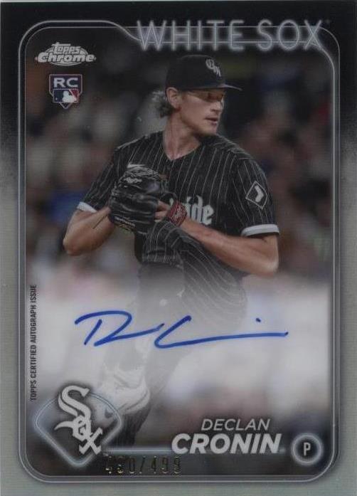2024 Topps Chrome - Rookie Autographs Declan Cronin #RA-DCR Refractor ...