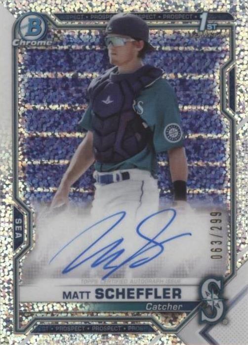 2021 Bowman Chrome - Prospect Autographs Matt Scheffler #CPA-MSC ...